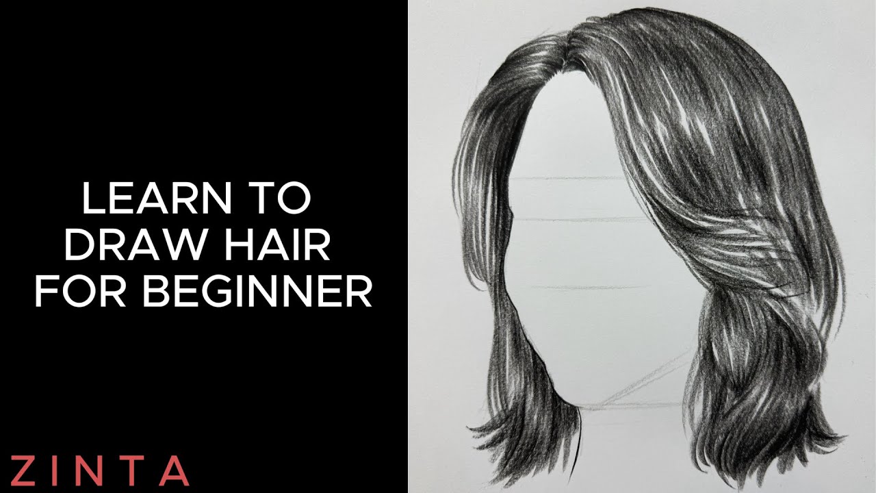 Learn to Draw Hair from Beginner to Pro in Just One Video! How to Draw ...