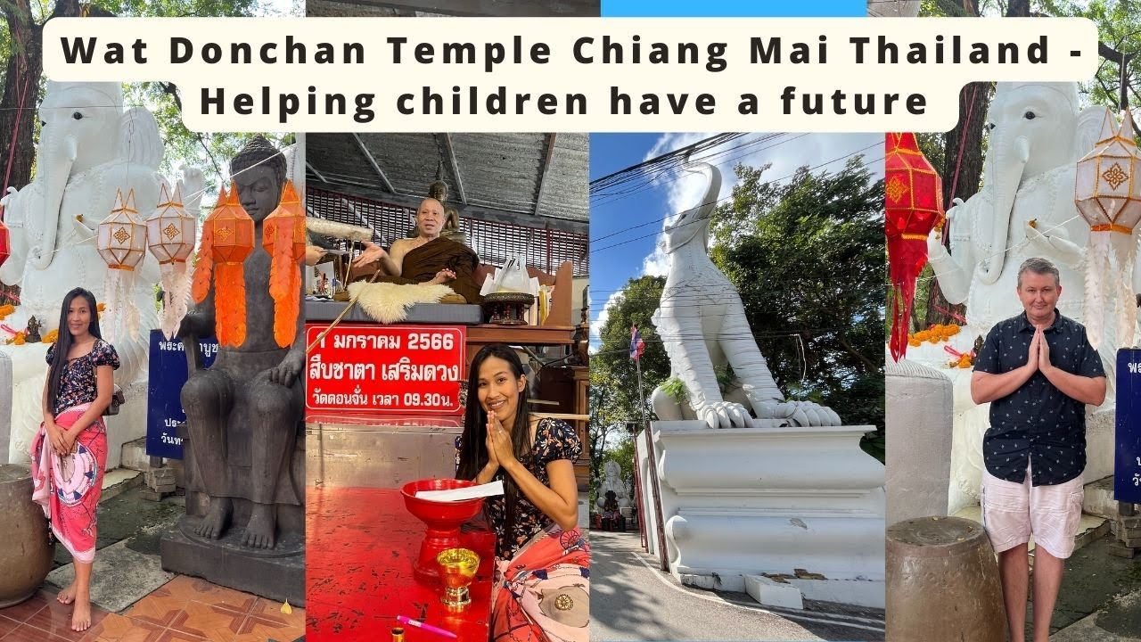Wat Don Chan Buddhist Temple Chiang Mai Thailand - YouTube