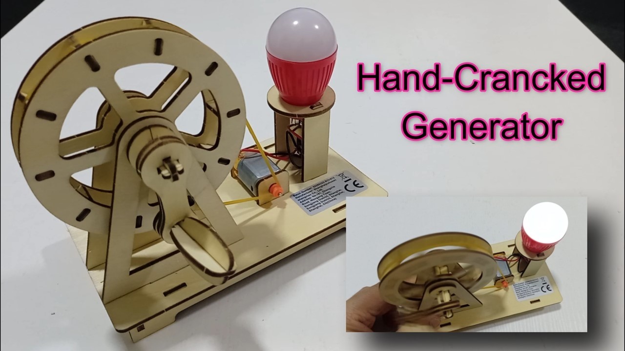 DIY Hand-Cranked Generator | Science/Physics - YouTube