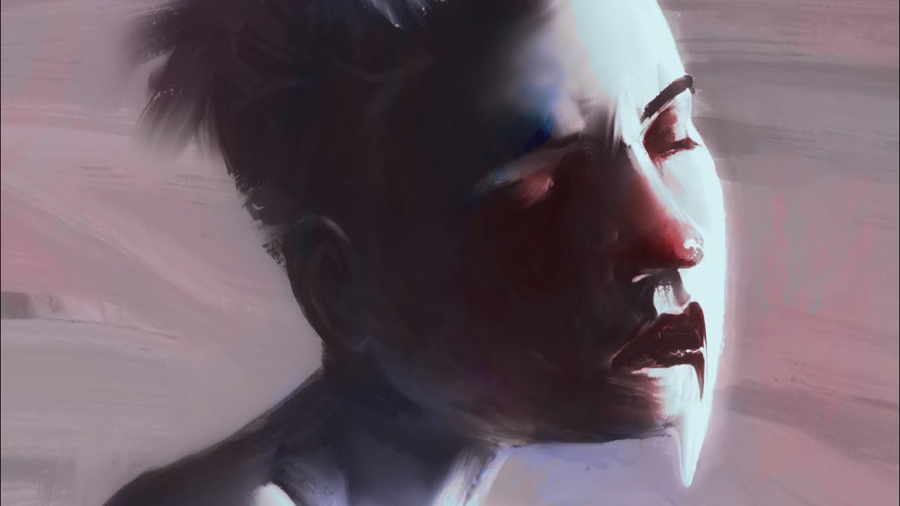 Dripping Face || Emotional Drawing || Speedpaint - YouTube