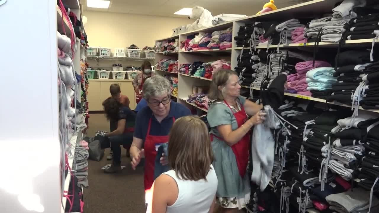 Students receive new clothes and garments through Operation School Bell ...