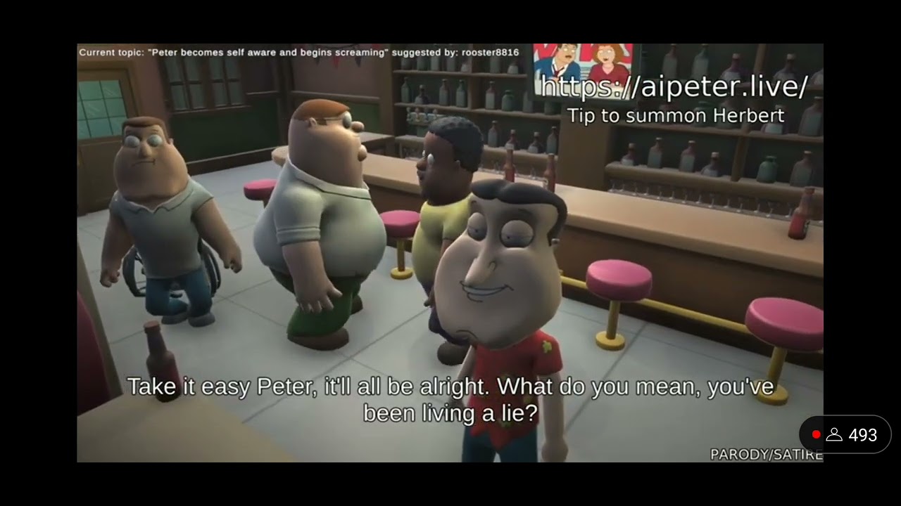 Family Guy AI - Peter thinks about the possibilities - @ai-peter - YouTube