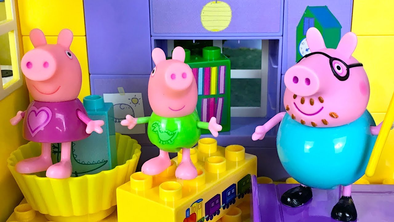 GEORGE PIG RESCUES PRINCESS CANDY CAT FROM THE EVIL WITCH AND THEN ...