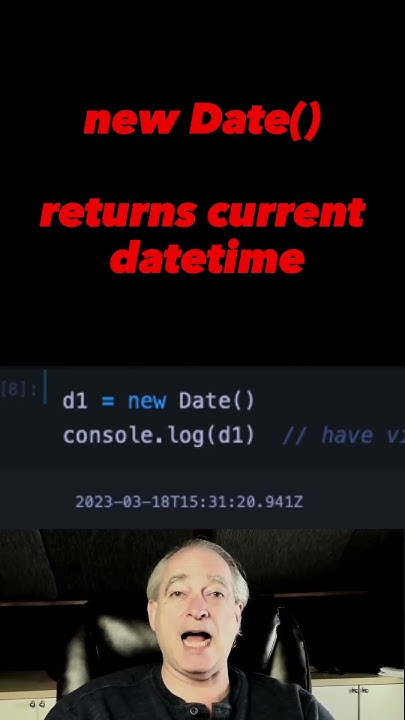 Get current date and time in JavaScript - YouTube