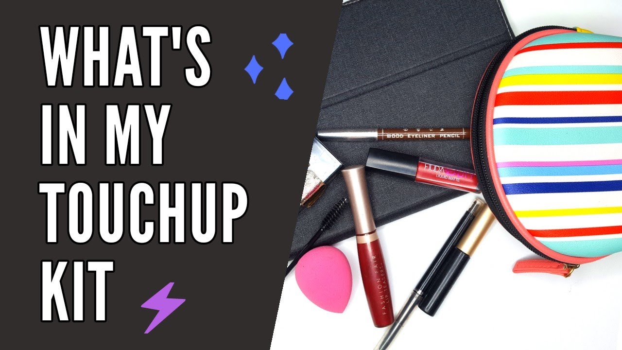 What's In My Touchup Kit | Makeup Kit For My Handbag - YouTube
