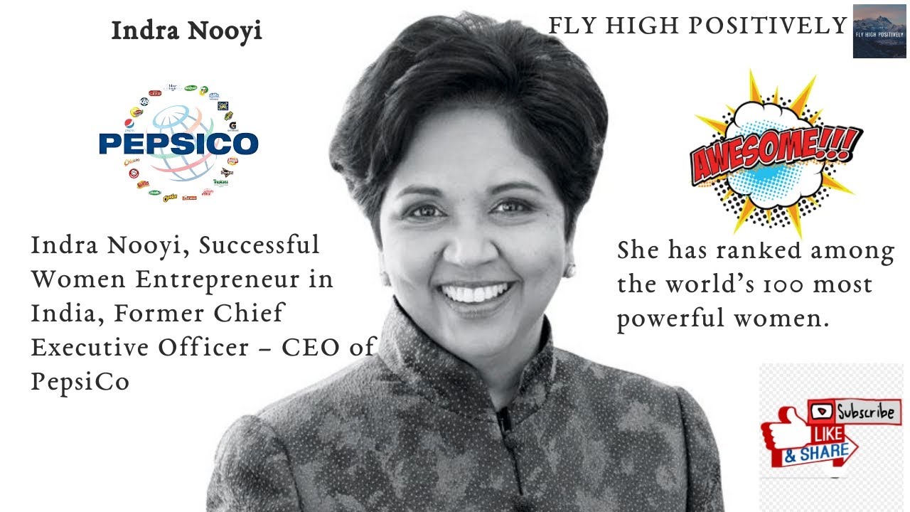 Indra Nooyi, Successful Women Entrepreneur in India, Former CEO of ...