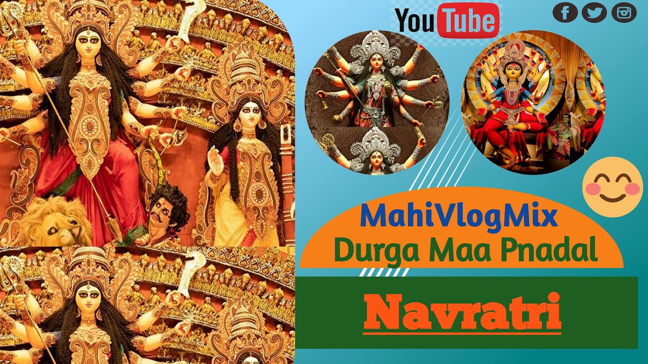 Durga Maa Pandal 🥰 || Ghazipur All Pandal || MahiVlogMix ️|| Navratri ...