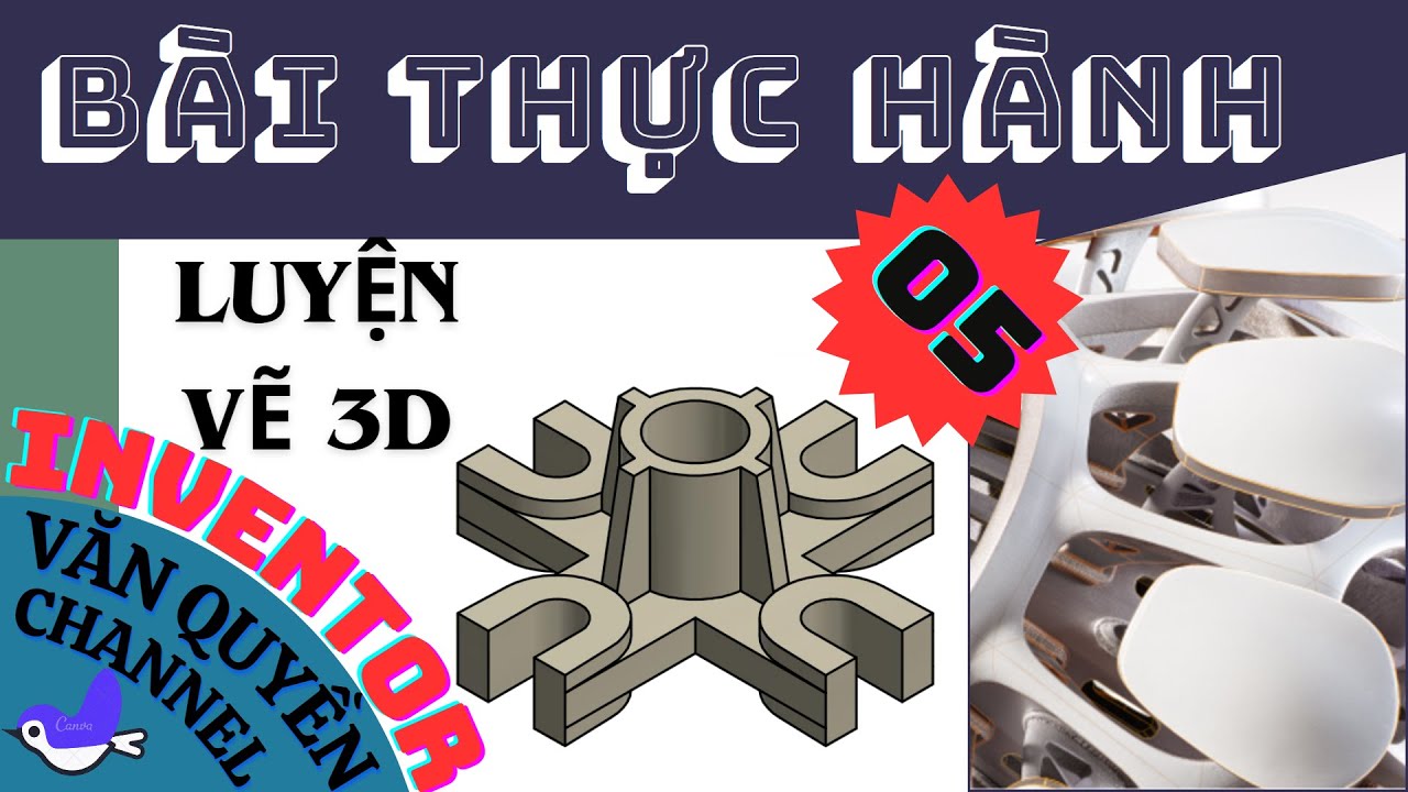 Autodesk Inventor | Học vẽ cơ bản cho người mới bắt đầu - Bài 05 - YouTube