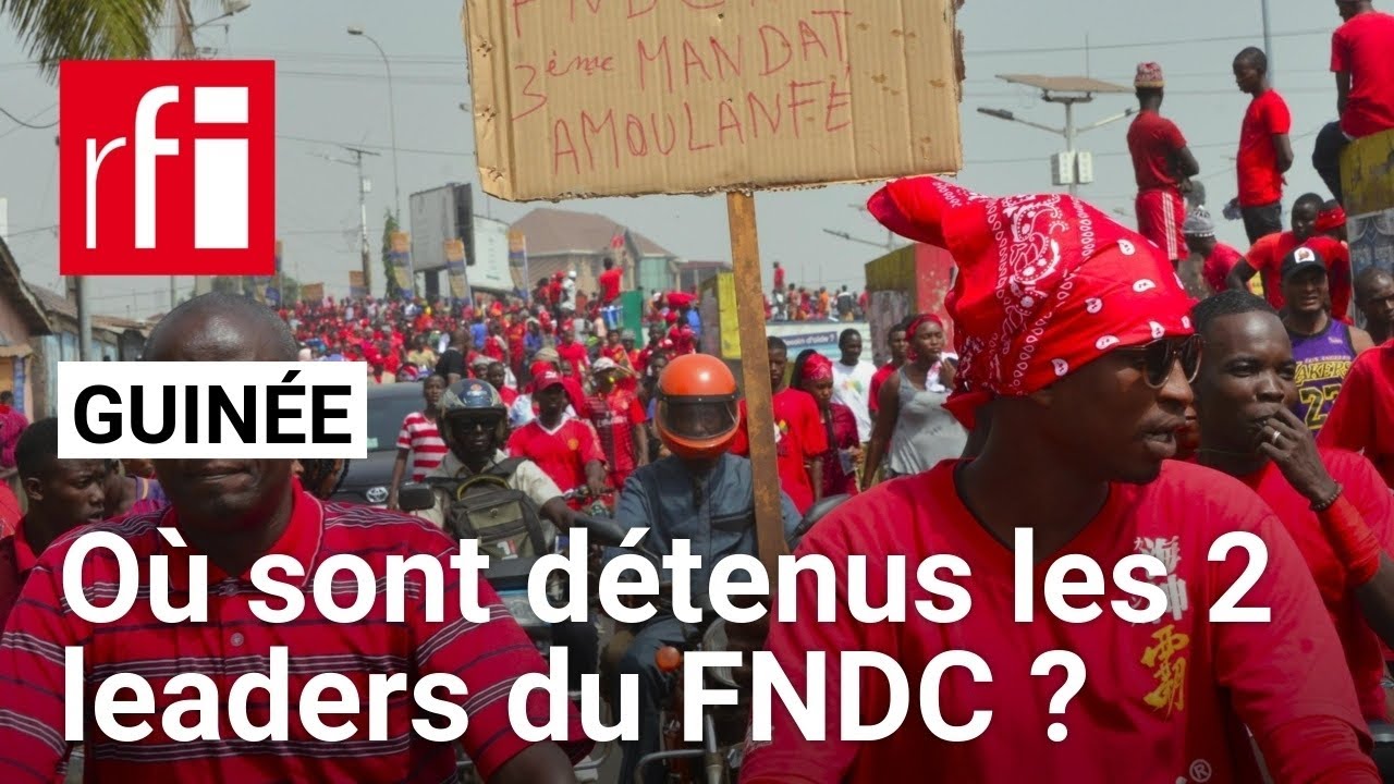 Guinée : où sont détenus les deux leaders du FNDC ? • RFI - YouTube