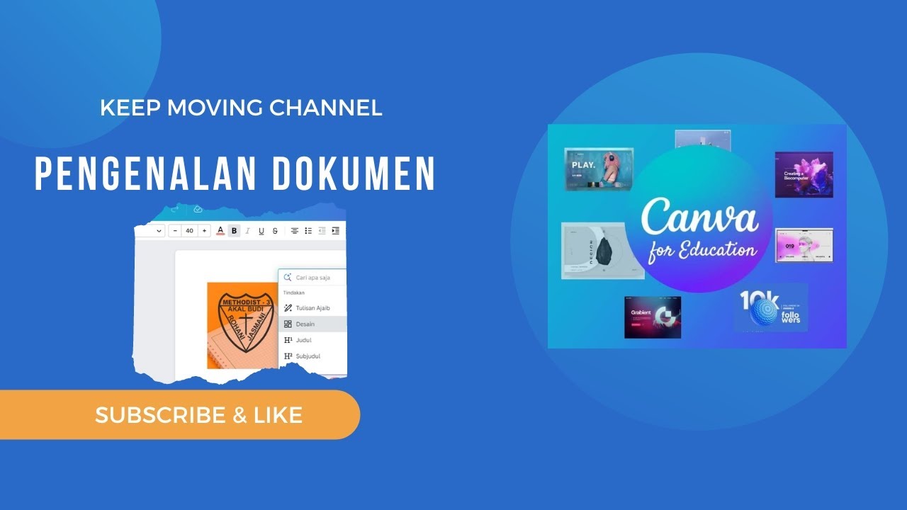 Canva Pendidikan - Desain Header Docs - YouTube