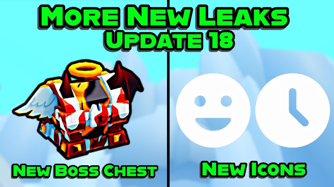 👑 NEW BOSS CHEST, FACE ICON, AND MORE - UPDATE 18 NEW LEAKS IN PET ...