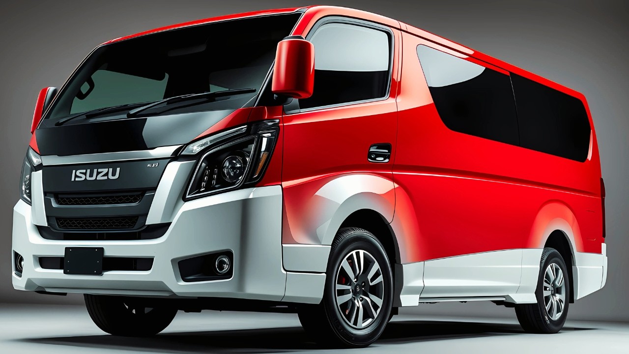 2025 New ISUZU 9-Seater Minivan | Isuzu Traga 2025 - Toyota Hiace 2024 ...