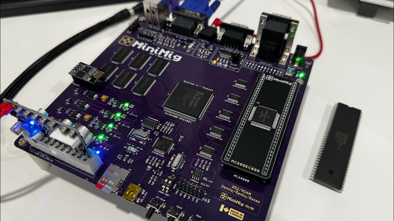 Minimig v1.98 ITX - 10 units - YouTube