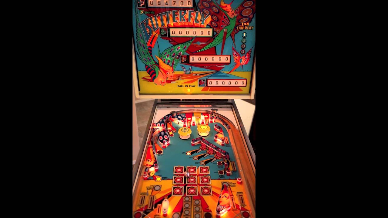 Sonic Butterfly Pinball (1977) - YouTube