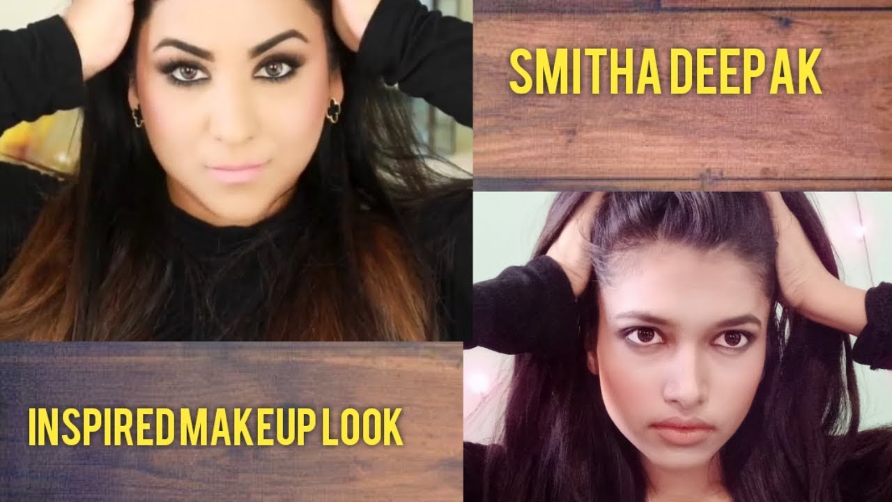 Smitha Deepak Inspired Eye Makeup look - YouTube