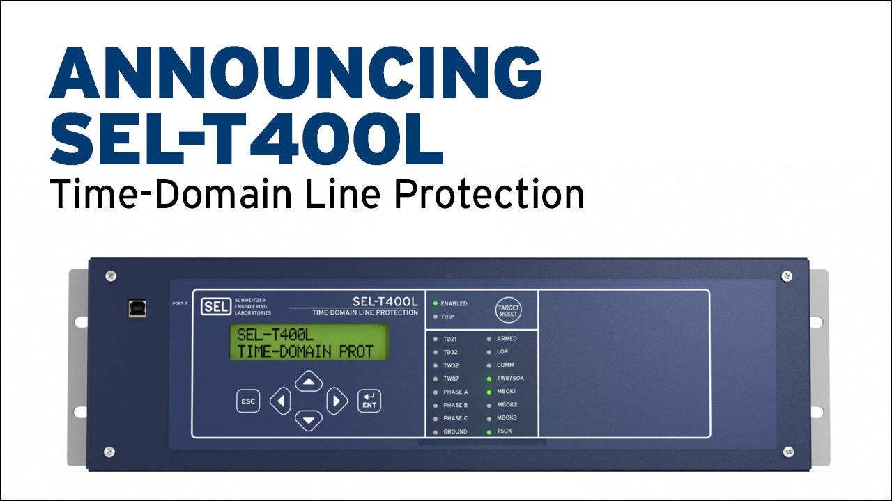 Announcing SEL-T400L Time-Domain Line Protection - YouTube