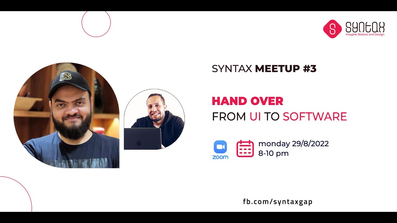 Meetup - 3 : Hand Over from UX To Developers مع أسامة الزيرو - تسليم ...