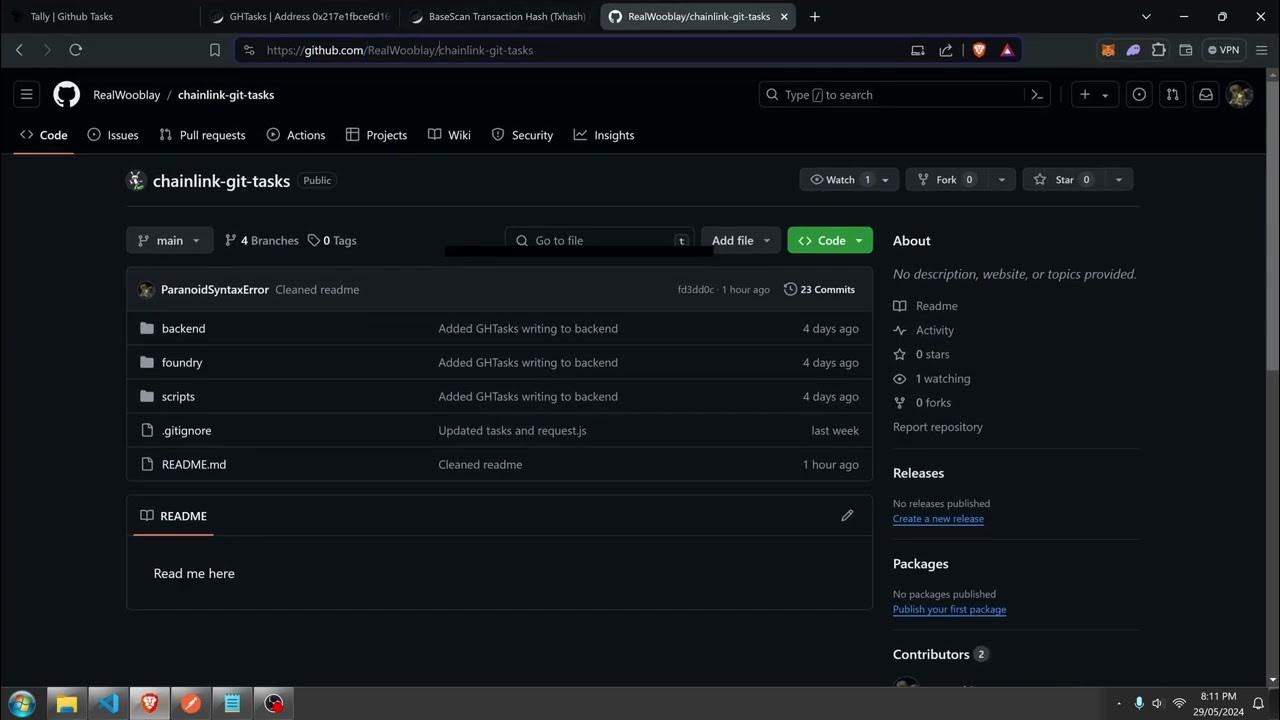 GitHub Tasks - Chainlink 2024 Block Magic Hackathon - YouTube