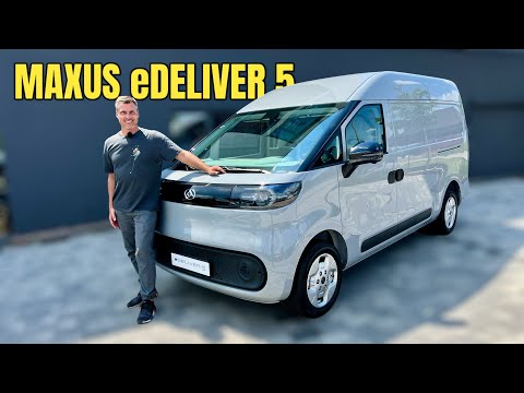 Maxus eDeliver5: Neuer Kastenwagen aus China | Laderaum | Sitzprobe | Elektro | Nutzfahrzeug