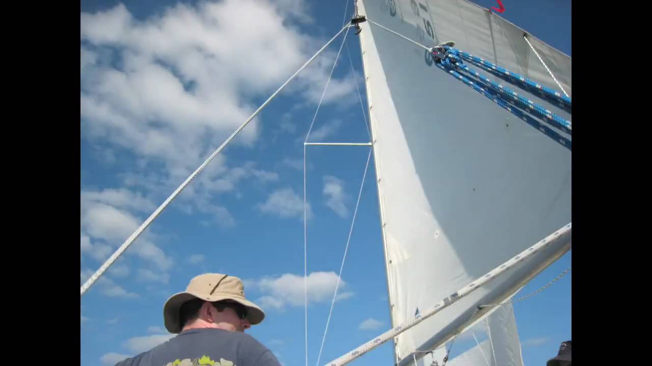 Cal 20 sailing - Aug. 23 2009 - YouTube