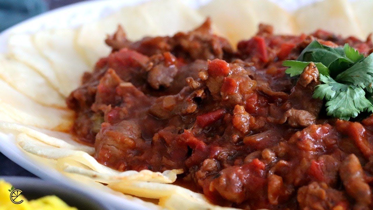 Rougaille Agneau et Pomme De Terre | Stir Fry Lamb with Rougaille and ...