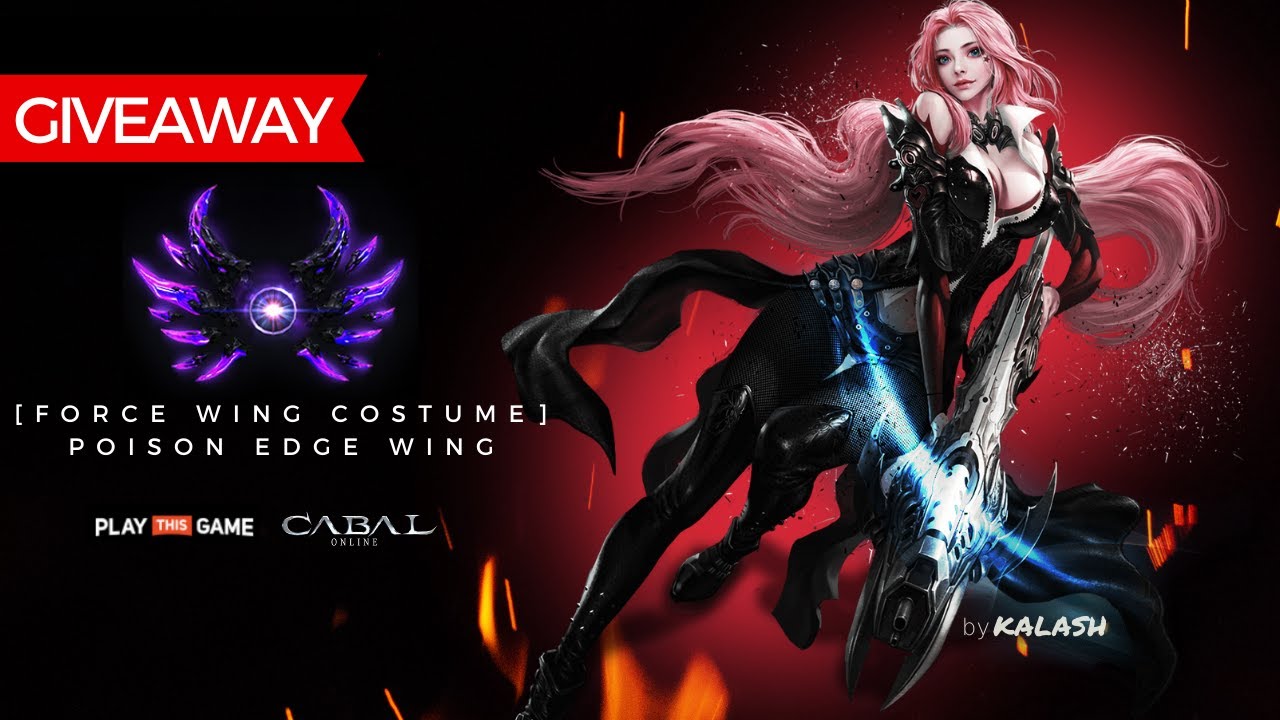 🎁 GIVEAWAY | [Force Wing Costume] Poison Edge Wing (3x) for EU/BR/NA ...