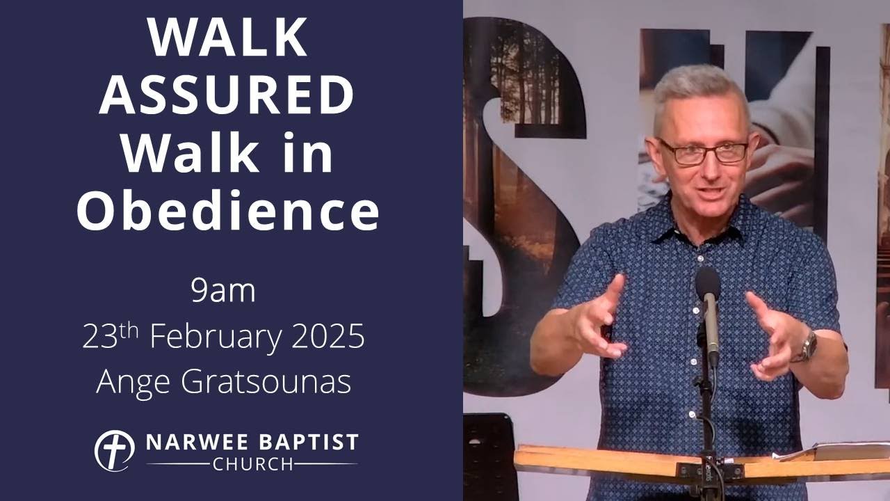 Walk Assured - Walk in Obedience - 9am - YouTube