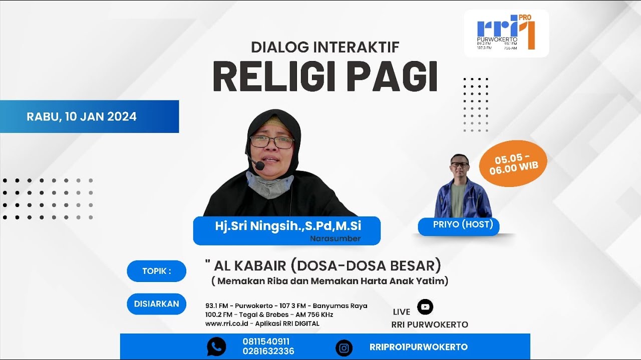 AL KABAIR (DOSA-DOSA BESAR) "MEMAKAN RIBA DAN MEMAKAN HARTA ANAK YATIM ...