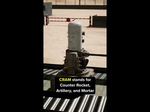 C-RAM Weapon System Shoots Down Missiles and Rockets - YouTube