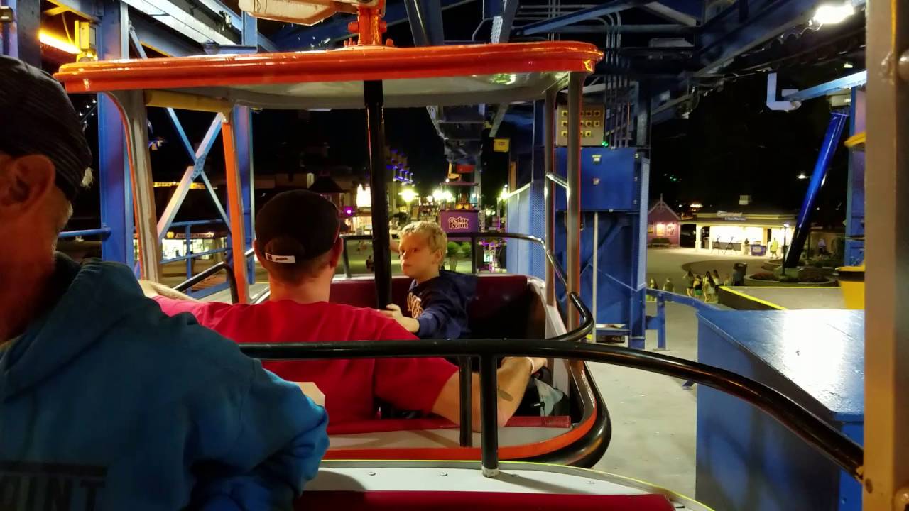 Sky Lift Cedar Point at Night - YouTube