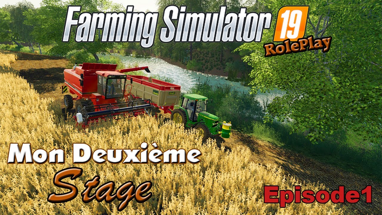 RolePlay | Mon Deuxième Stage EP01 | La Moissonneuse tombe en Panne ...