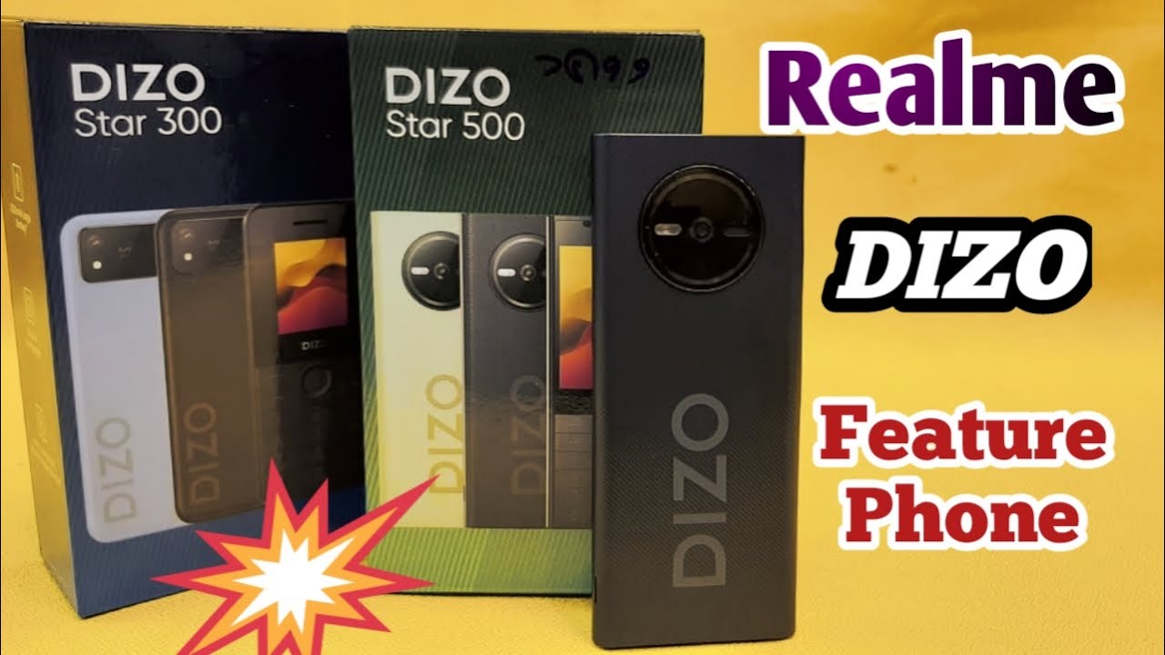 Realme DIZO Keypad mobile STAR 500 AND STAR 300 First look in TAMIL ...