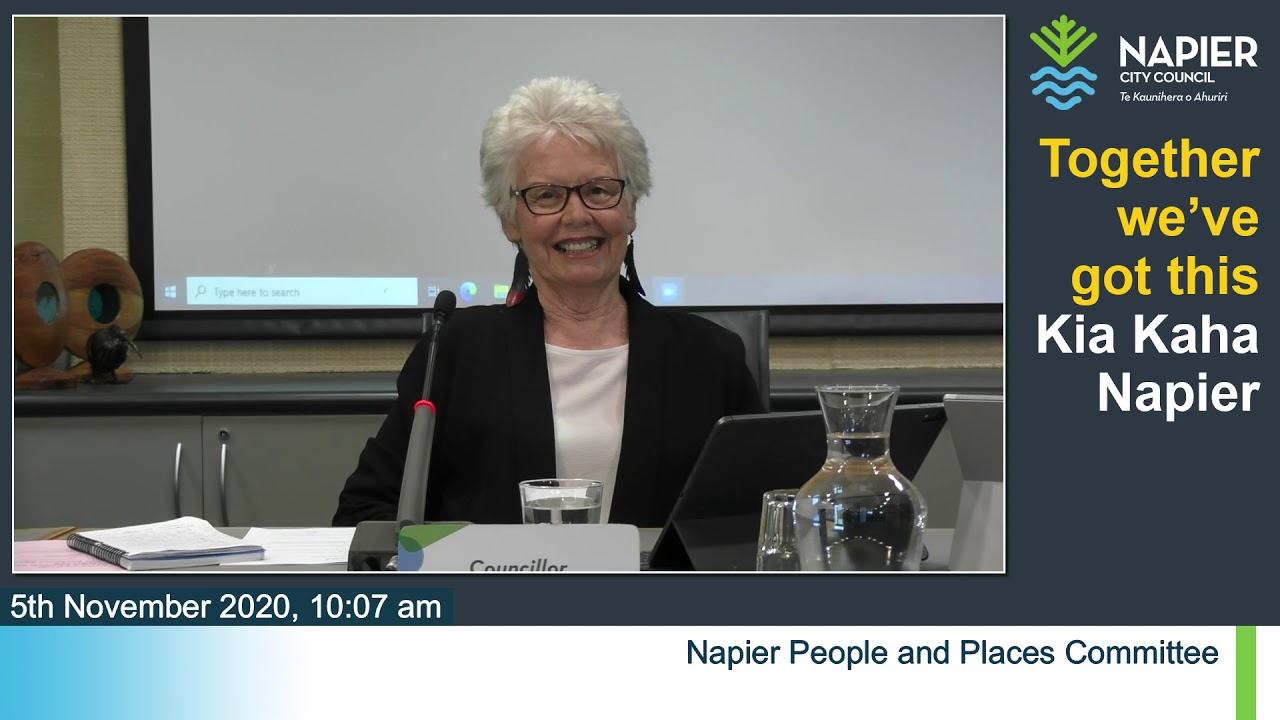 Napier People and Places Committee - 5th November 2020 - YouTube