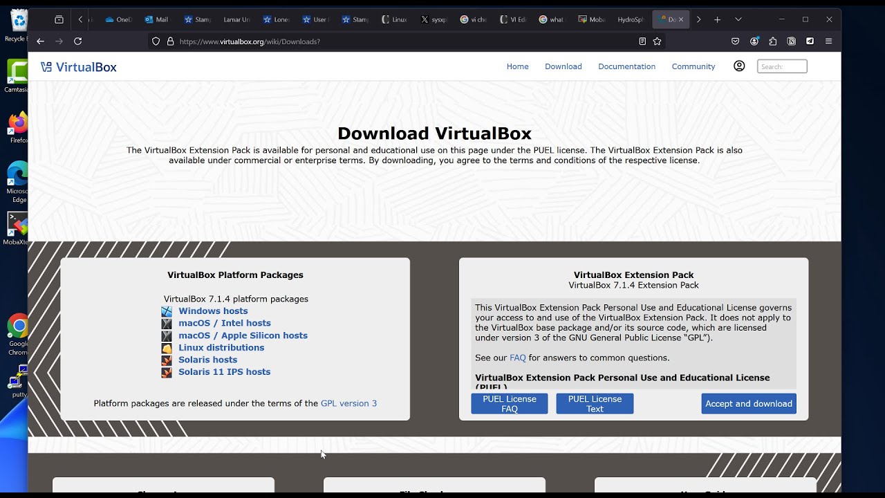 Install VirtualBox7.1. 4 - YouTube