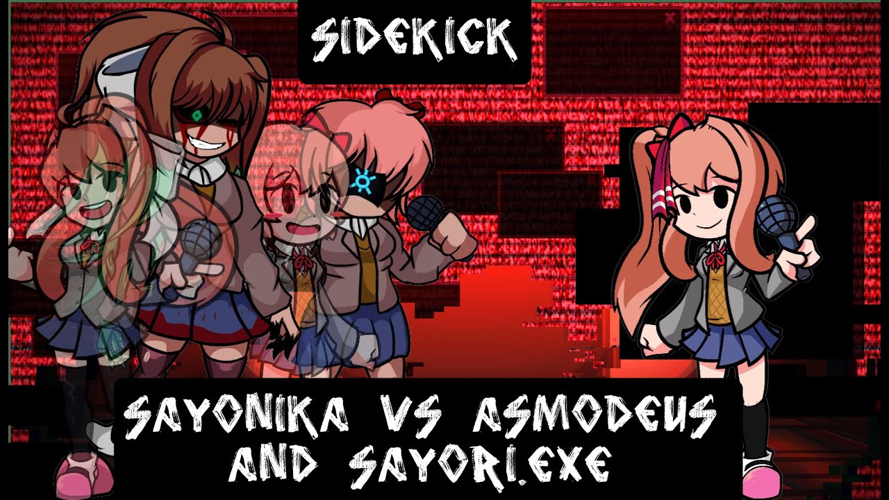 Sidekick but Sayonika vs Sayori and Monika - YouTube