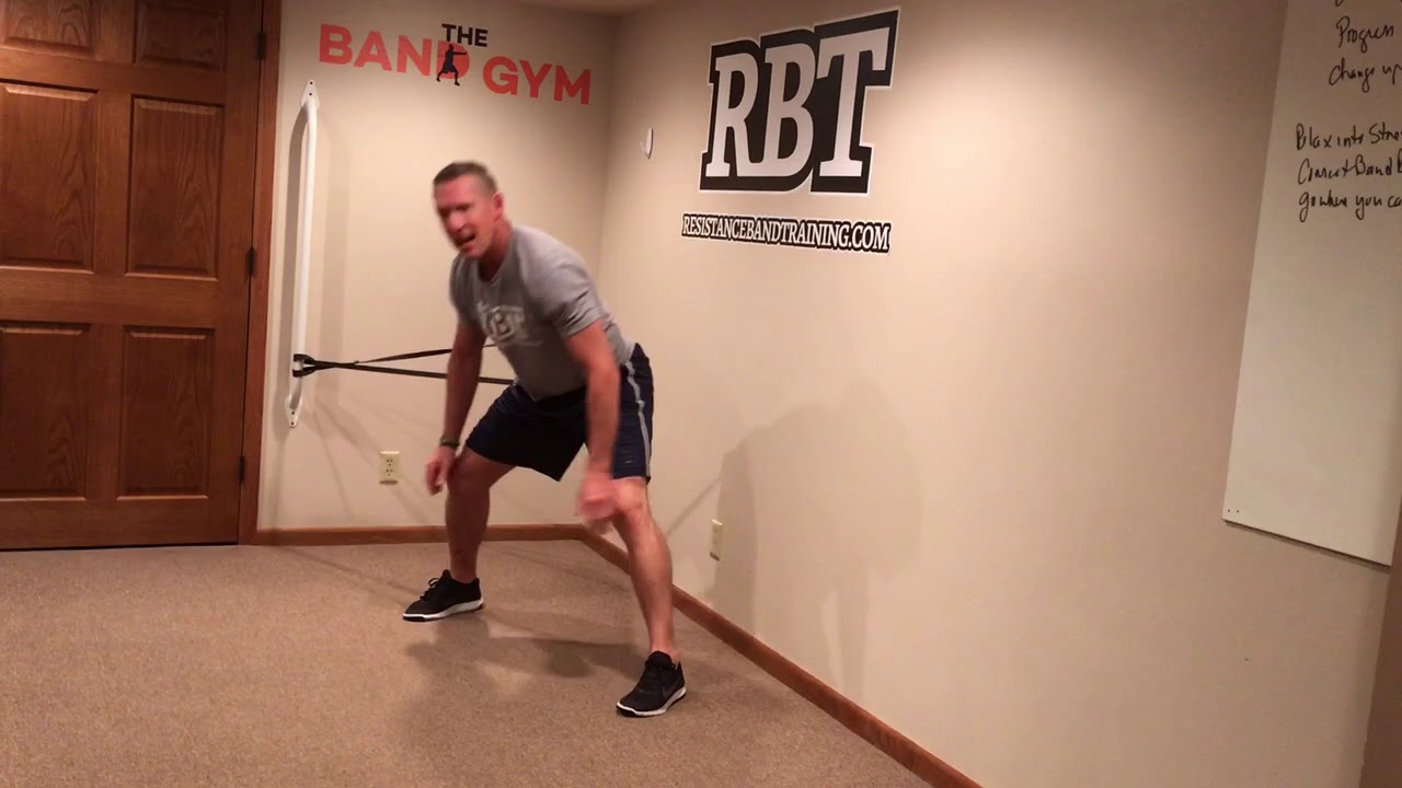 Band stretch and strengthen Leg WORKOUT - YouTube