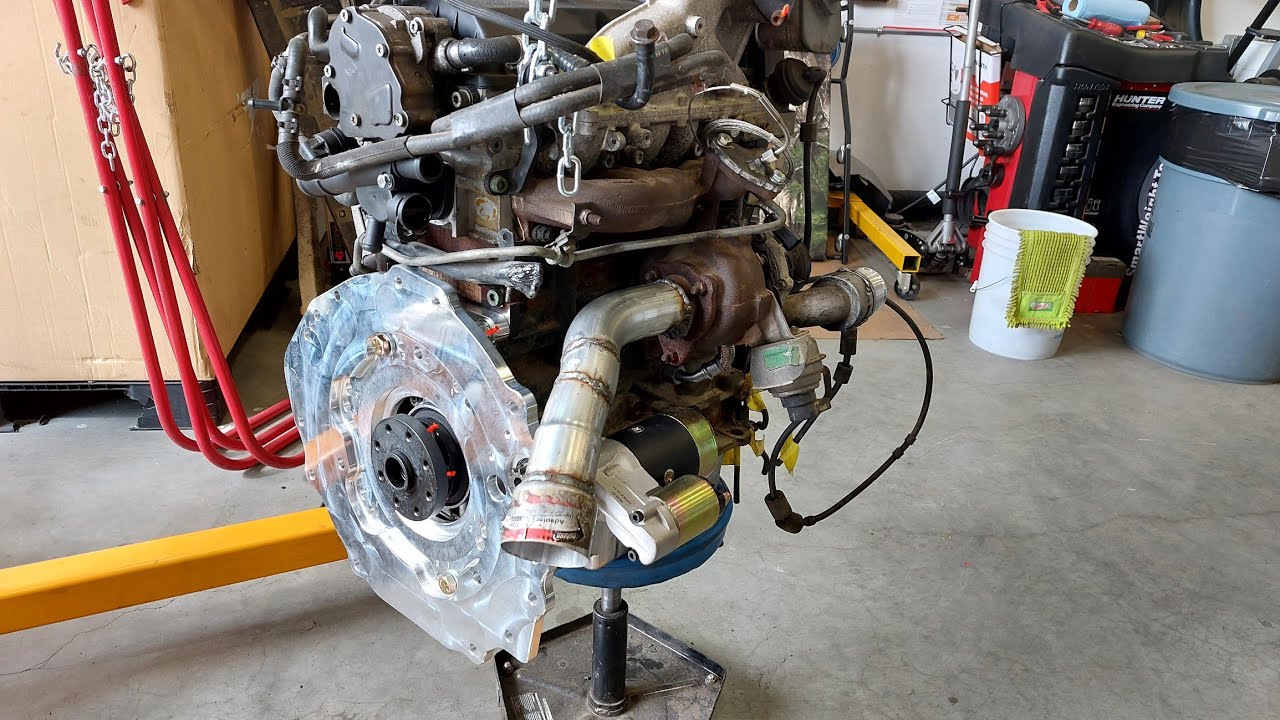 TDCoversions Toyota to Volkswagen diesel adapter install process - YouTube