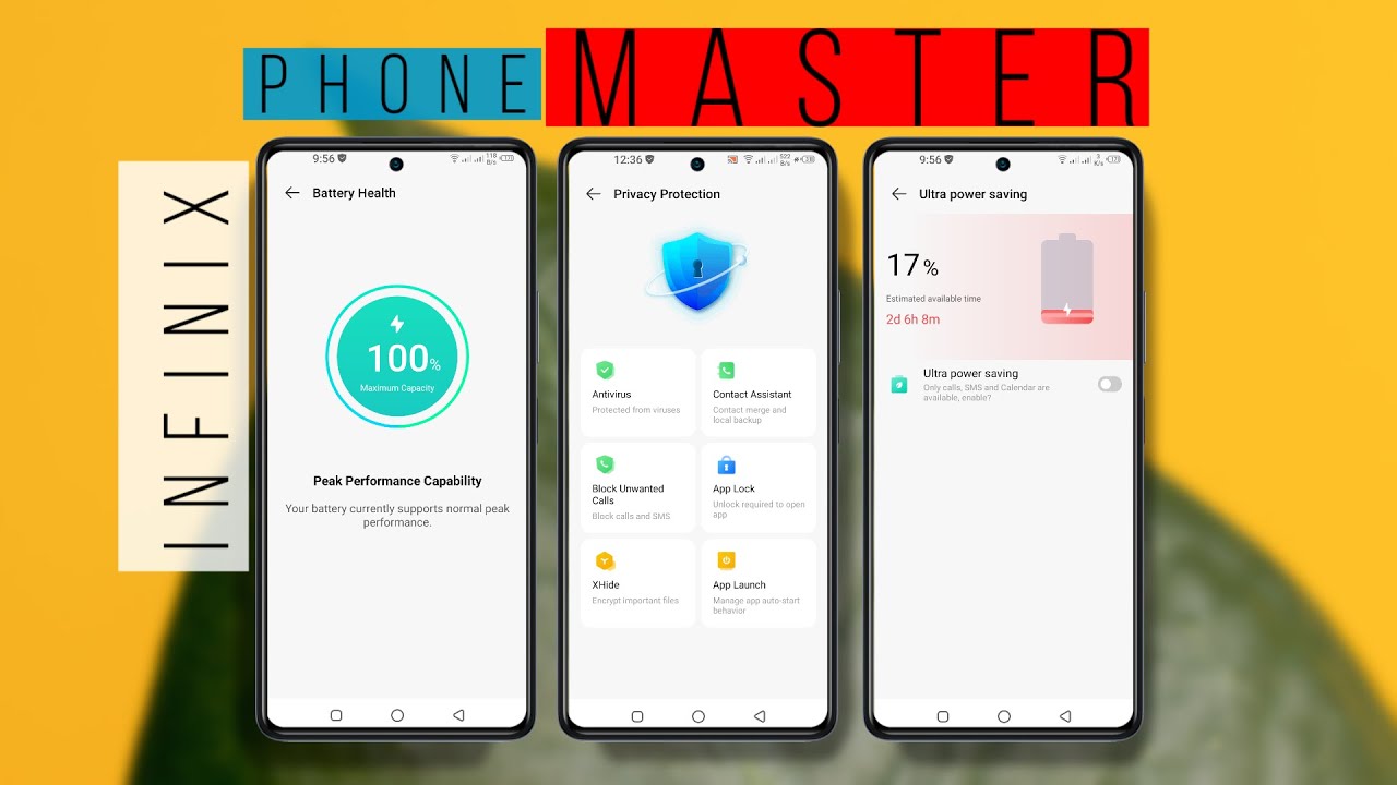 Infinix Phone Master All Settings | Infinix Charging and App Update ...