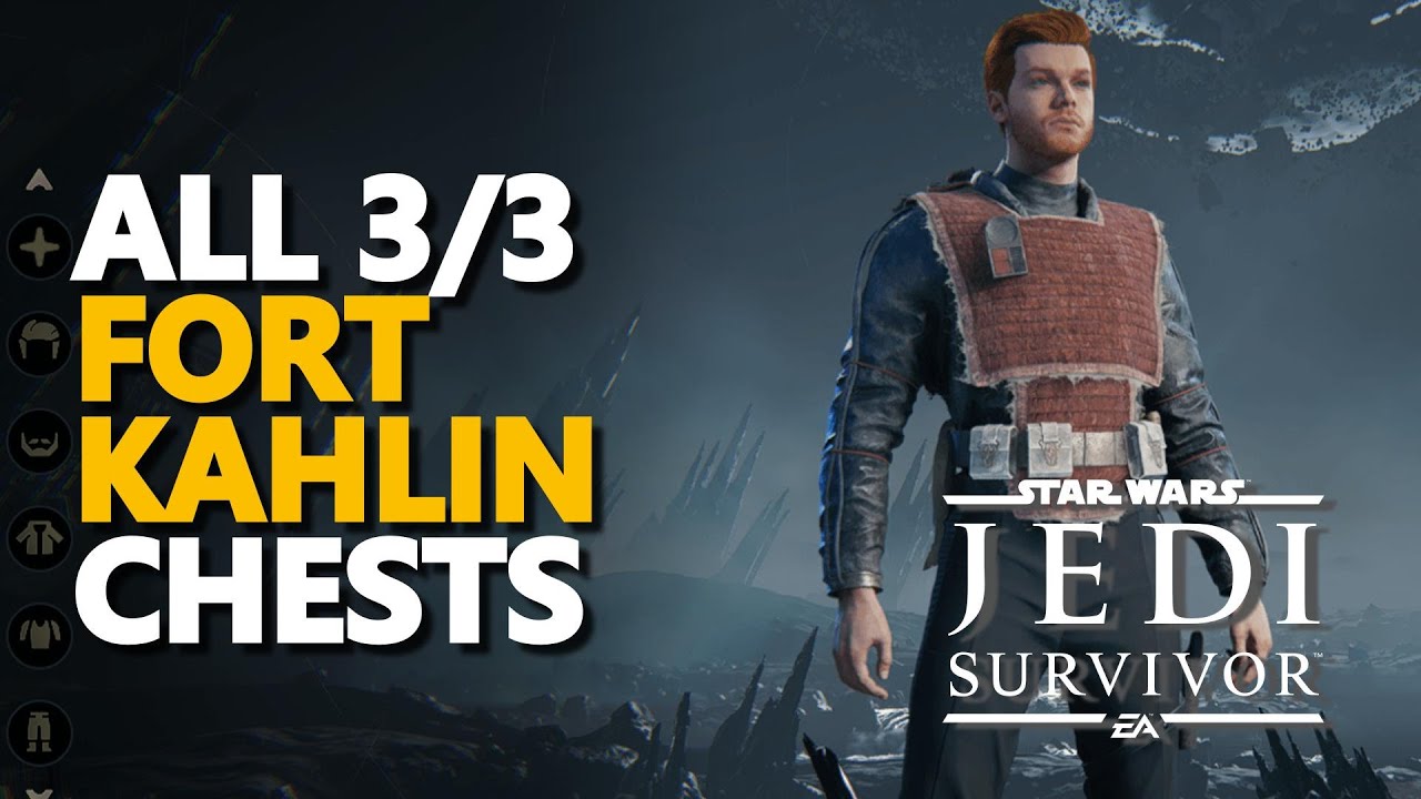 All Fort Kahlin Chests Star Wars Jedi Survivor - YouTube
