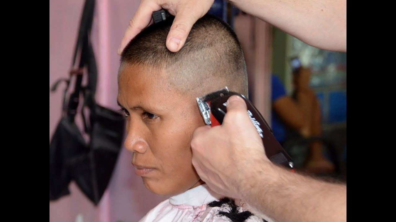 Girl military cut - YouTube