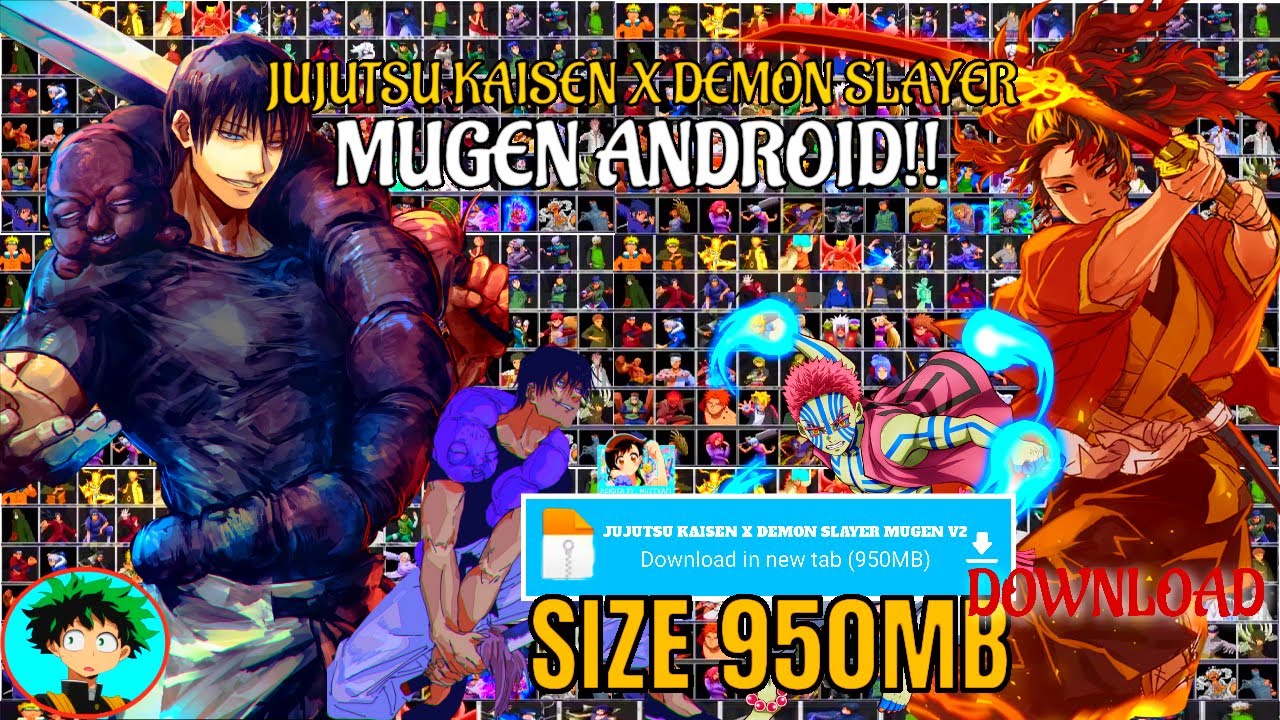 WATCH MODE‼️JUJUTSU KAISEN X DEMON SLAYER MUGEN V2 (BEST CHARACTERS ...