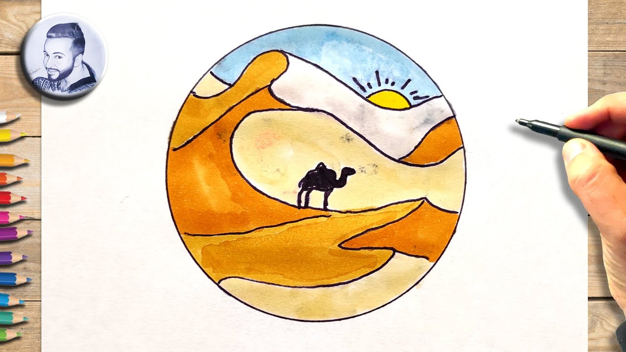 Comment dessiner un Sahara facile - YouTube