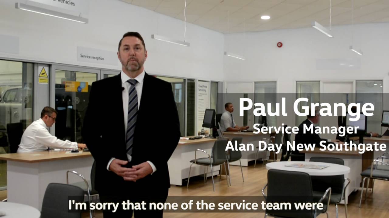 Alan Day New Southgate New Car service introduction - YouTube