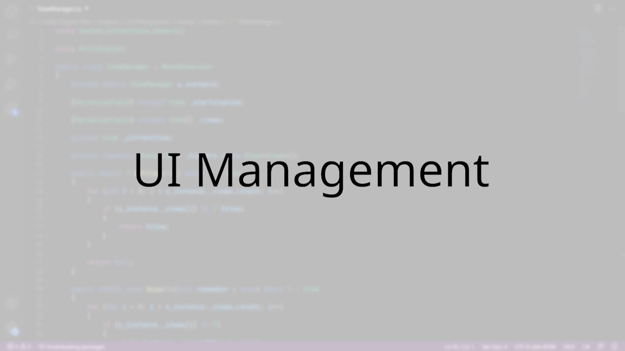 How to make a UI management system in Unity - YouTube