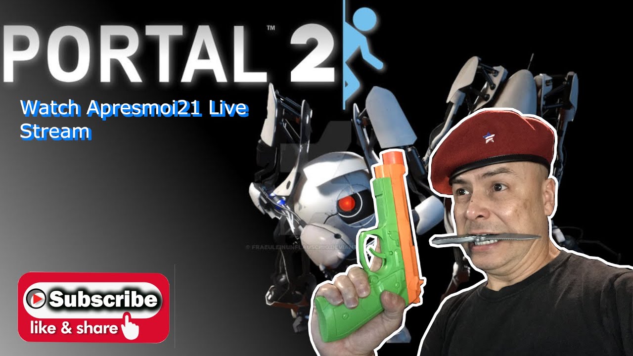 Portal 2 Video Game Live Stream - YouTube