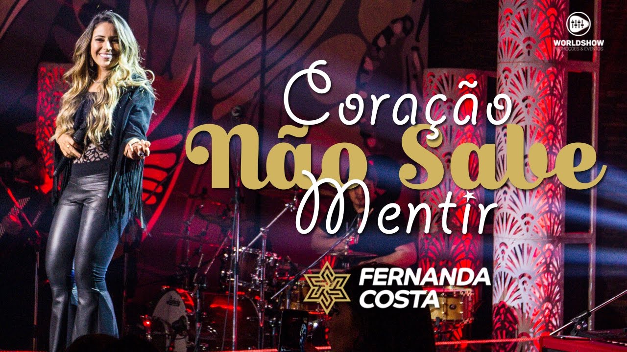 Fernanda Costa - Coração Não Sabe Mentir (DVD Tempo Contado) - YouTube