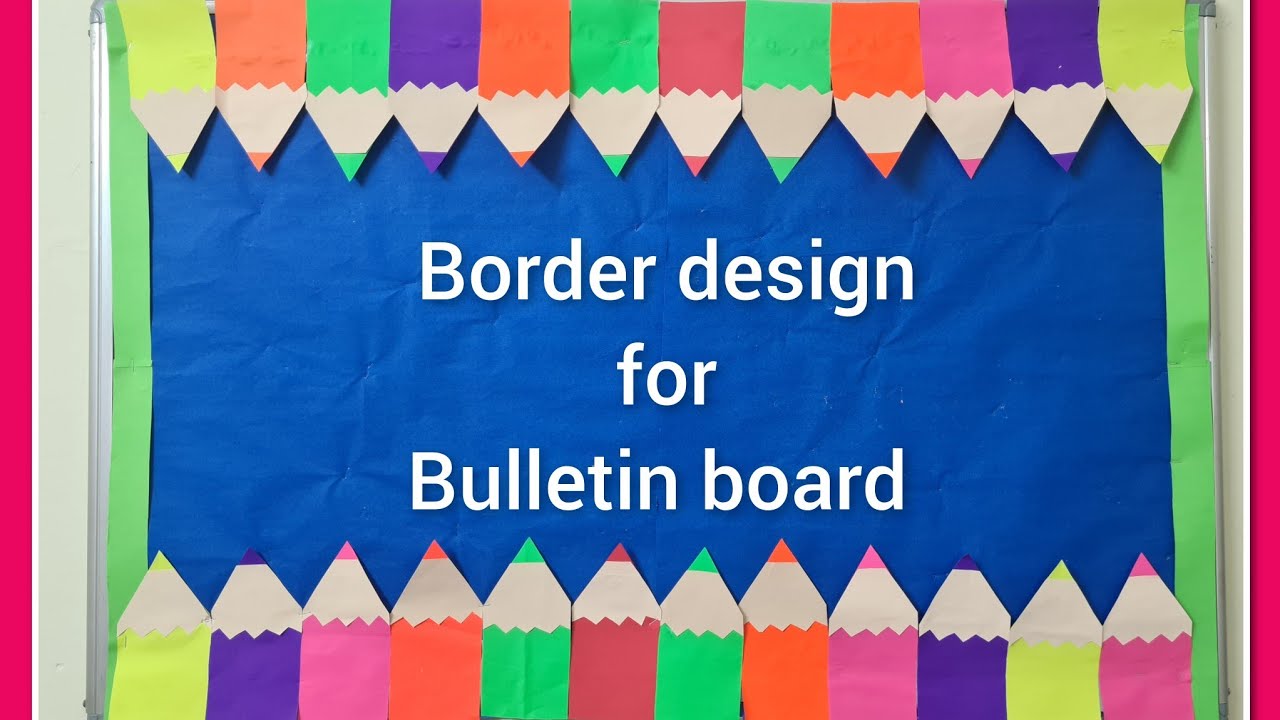 Transform Your Bulletin Board with Stunning Border Decor Ideas/Borders ...
