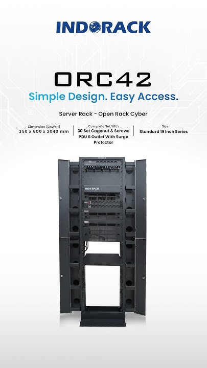 Server Rack Open Rack Cyber From Indorack🥰 Openrack Cyber Rackserver Server Fyp Youtube