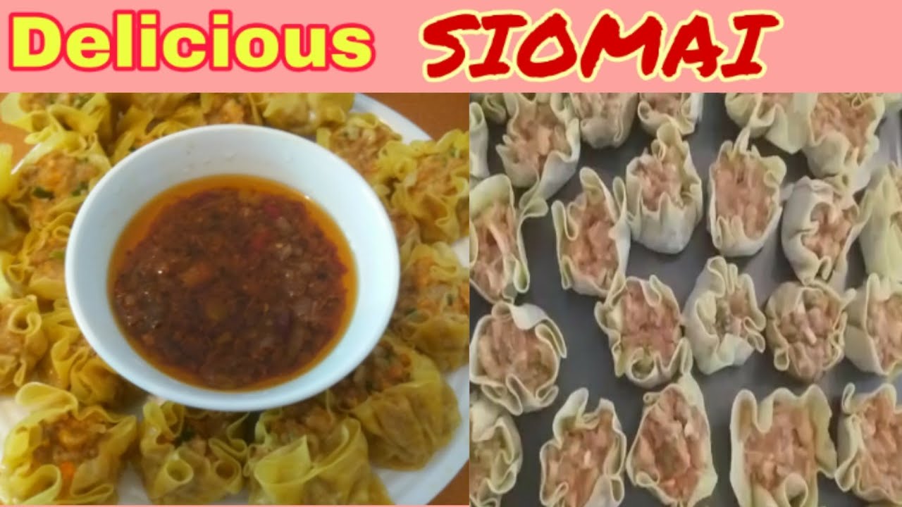 MAKING SIOMAI AT HOME| SIOMAI RECIPE| PANLASANG PINOY - YouTube