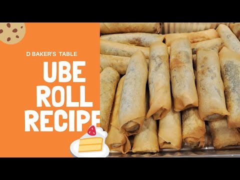 UBE ROLL RECIPE/ DELICIOUS & CRUNCHY - YouTube